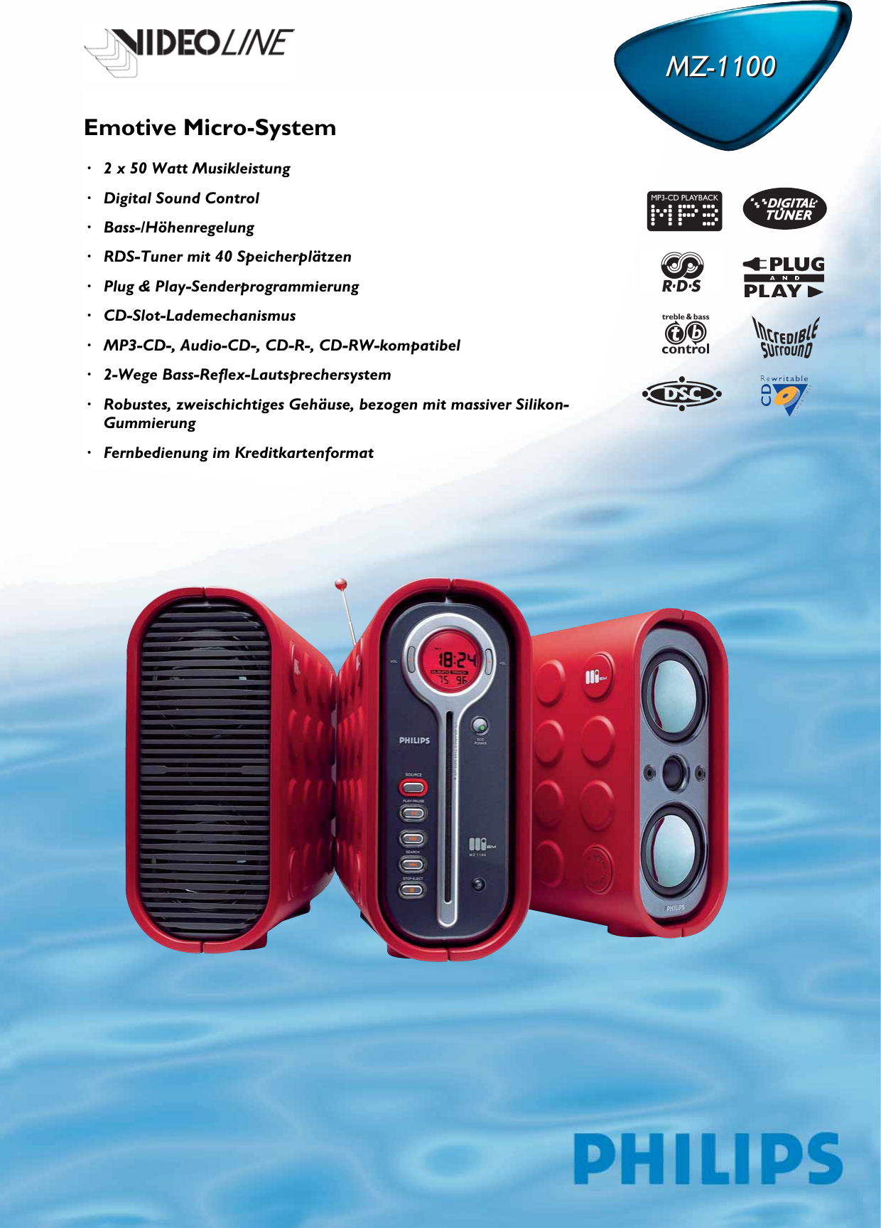 Philips MZ 1100 22 Pss Deuat