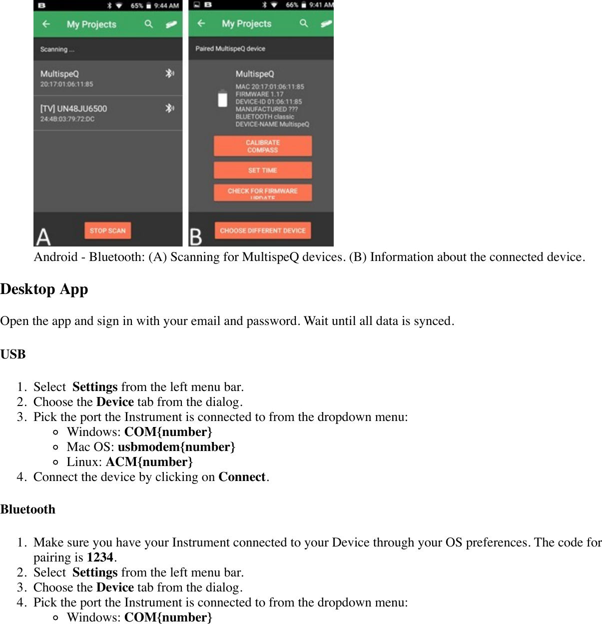 PhotosynQ MULTISPEQ MultispeQ User Manual
