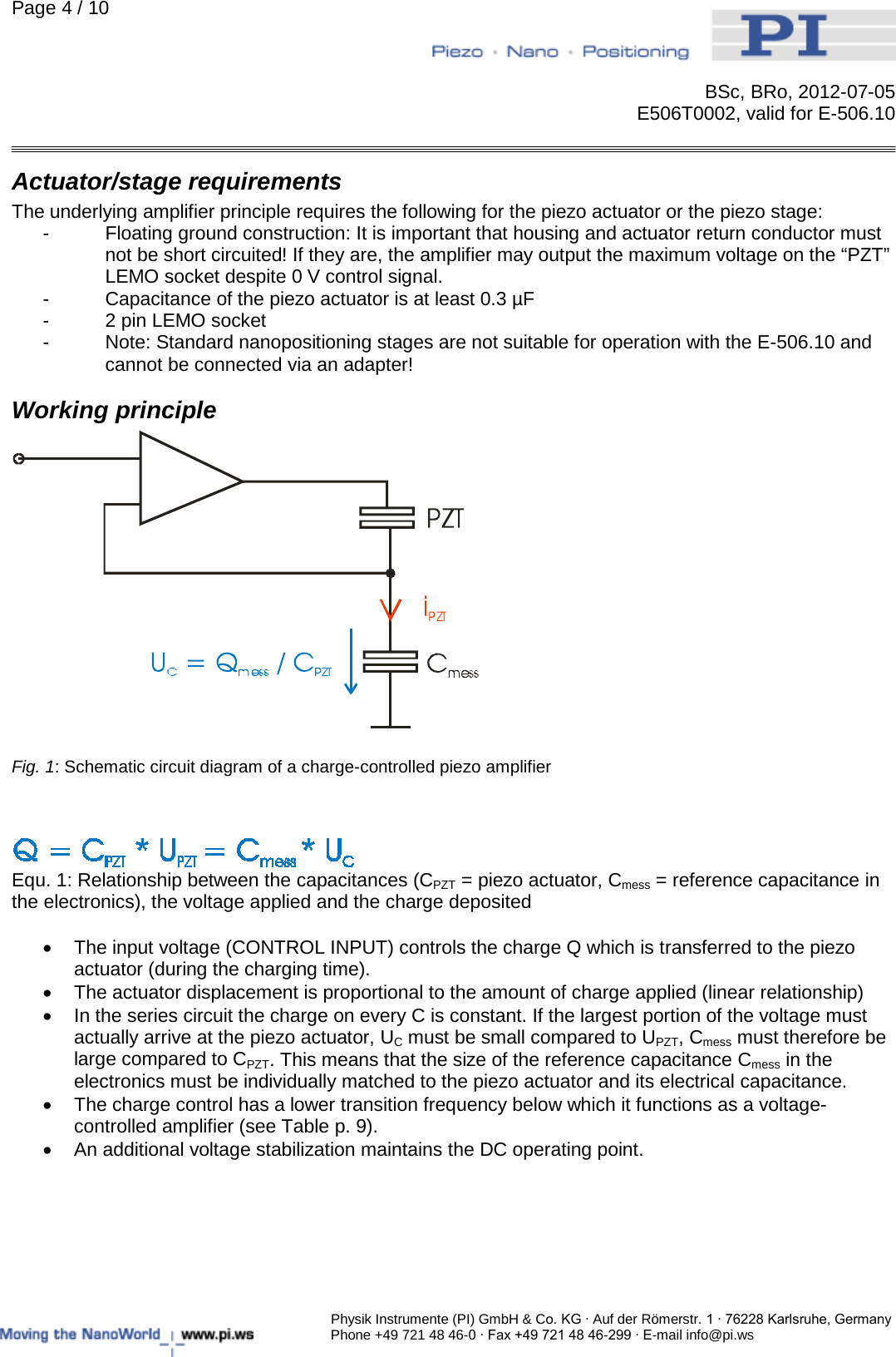 Physik Instrumente . E506T0002