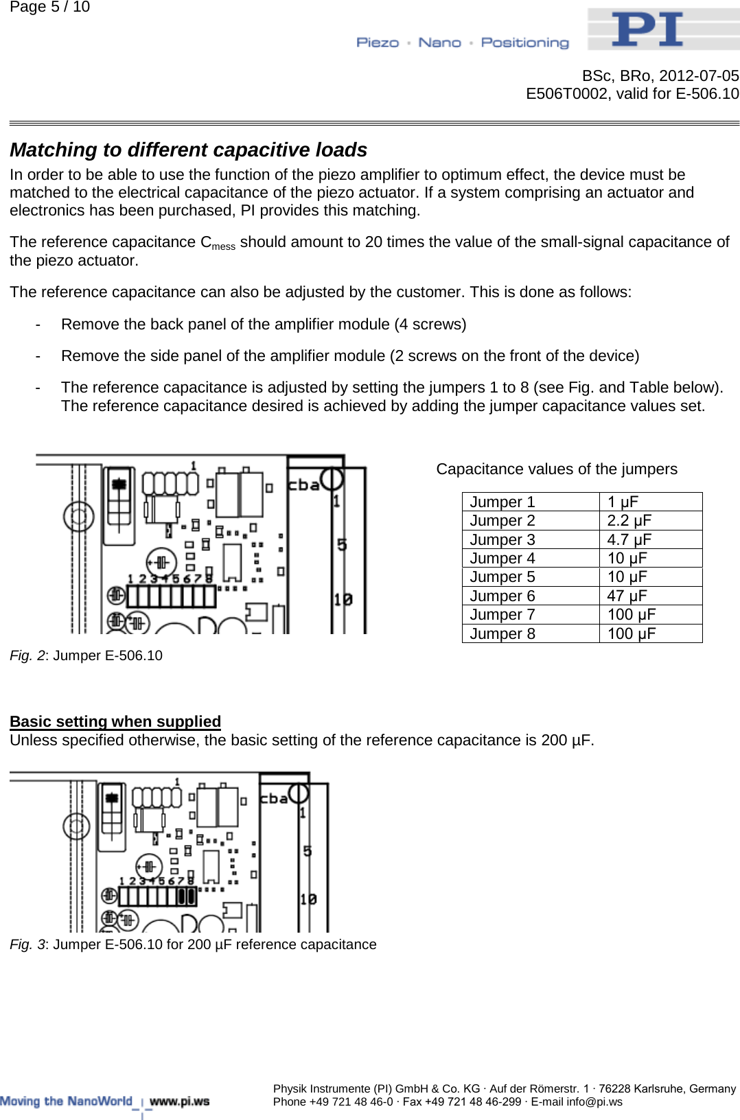 Physik Instrumente . E506T0002
