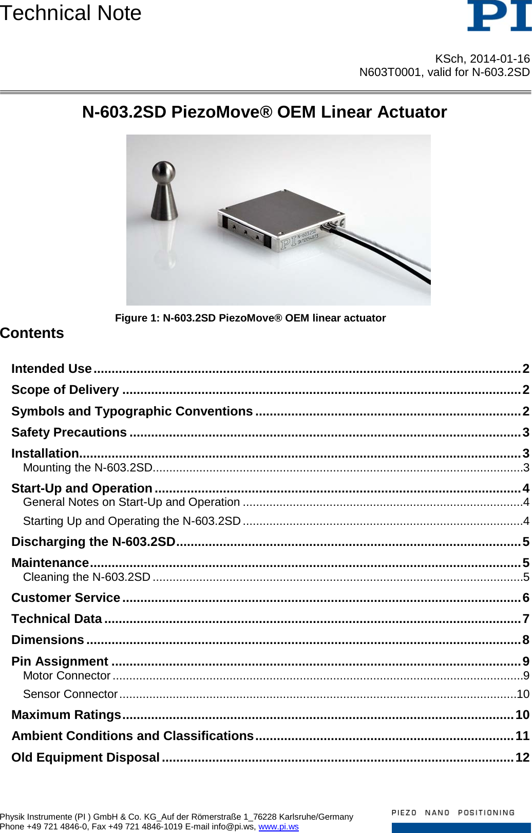 Physik Instrumente N603T0001