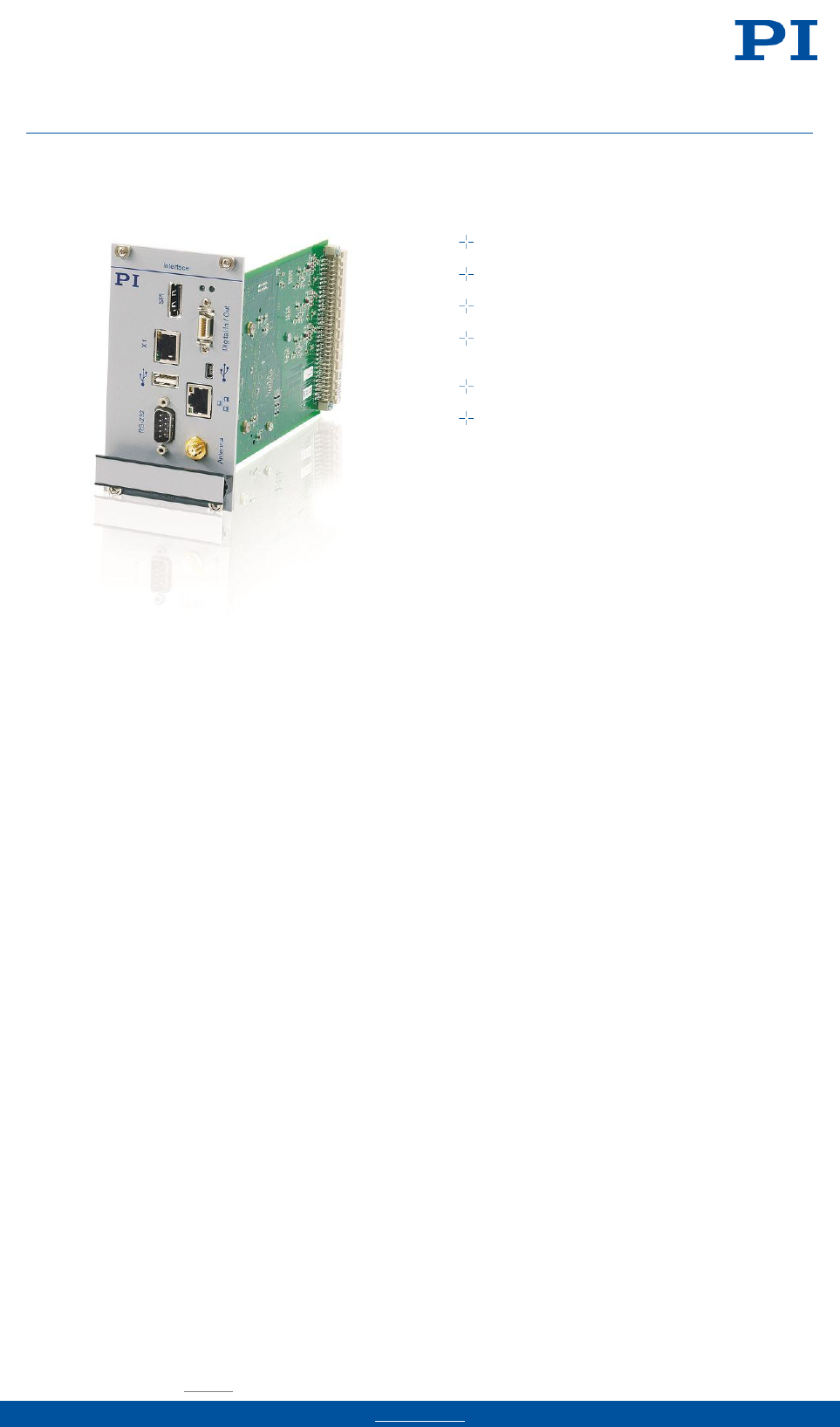 Physik Instrumente PI Datenblatt E 518
