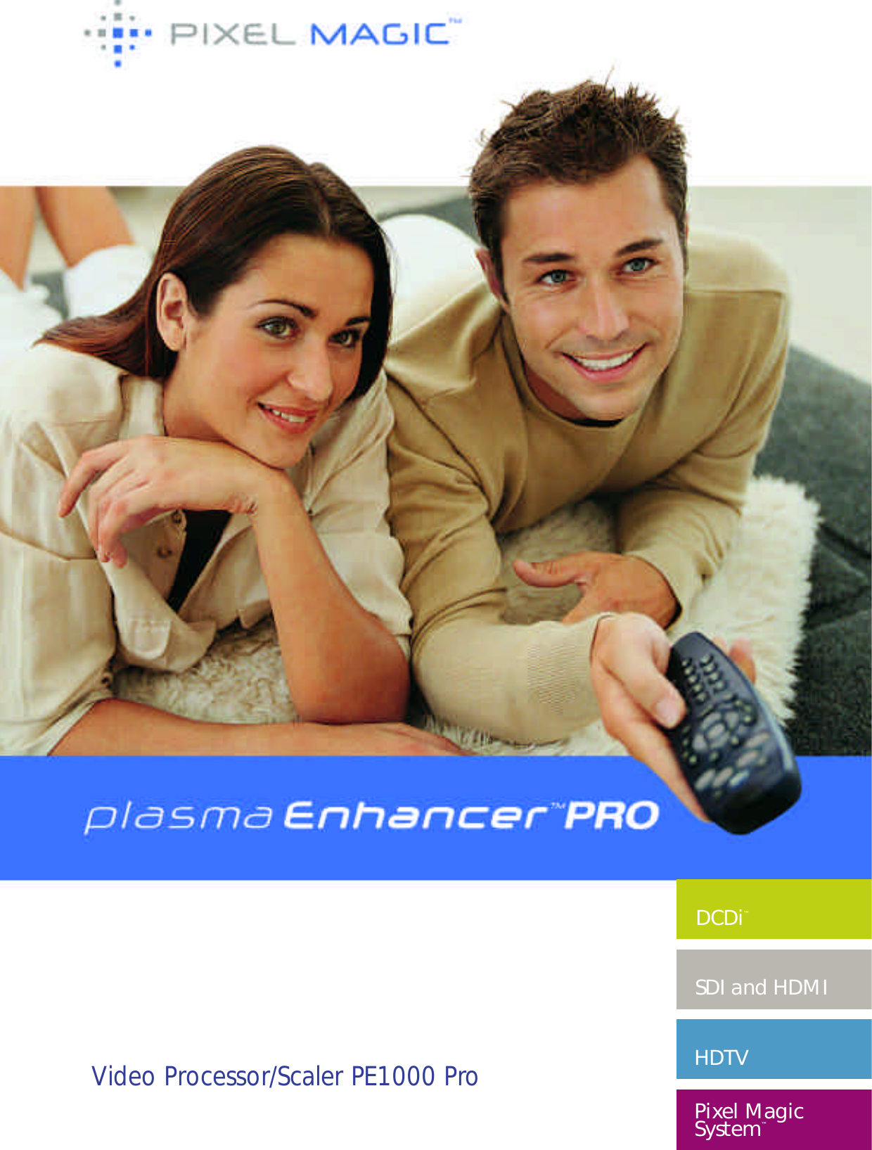 Pixel Magic Systems Pe 1000 Pro Users Manual