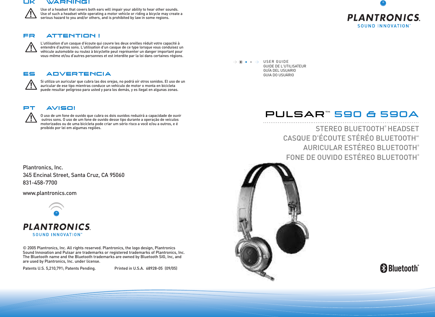 Plantronics Pulsar590 ug europe