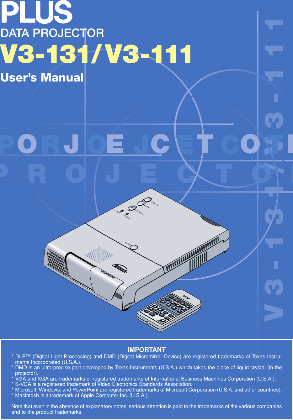 Plus Vision V3 131 Users Manual 131_English