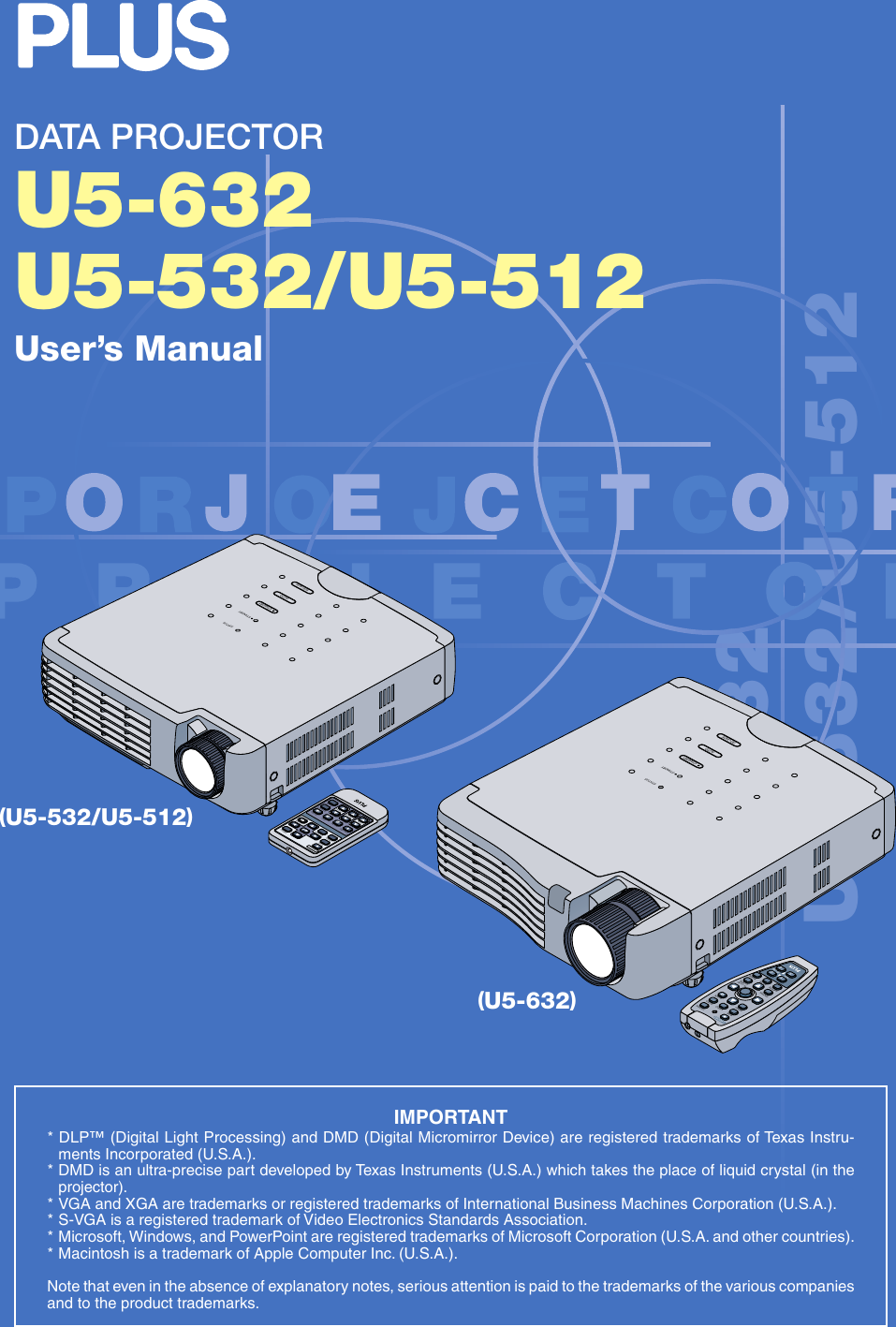 Plus Vision U5 512 Users Manual