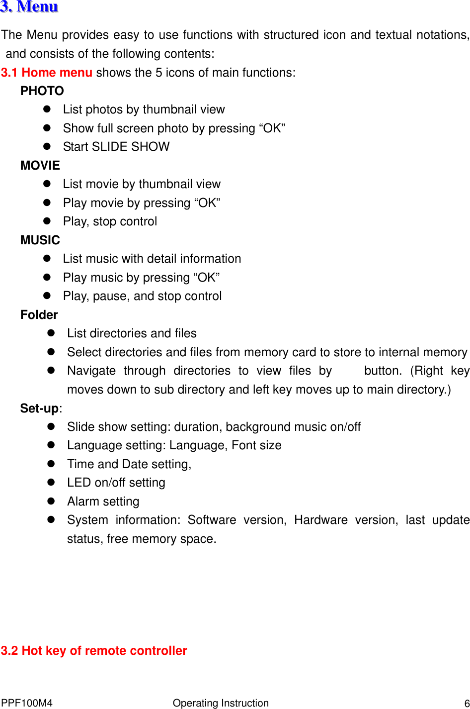 Pogo Products Ppf100M4 Users Manual Pholio
