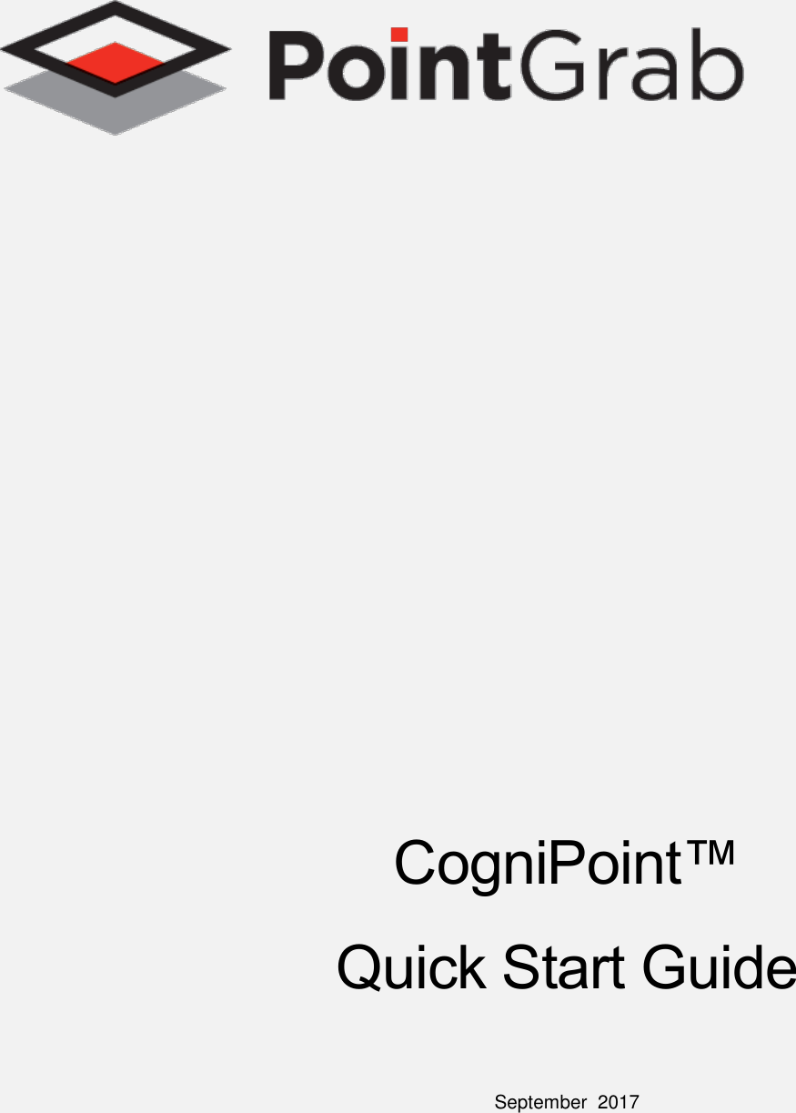 PointGrab PG1001B Cognipoint User Manual