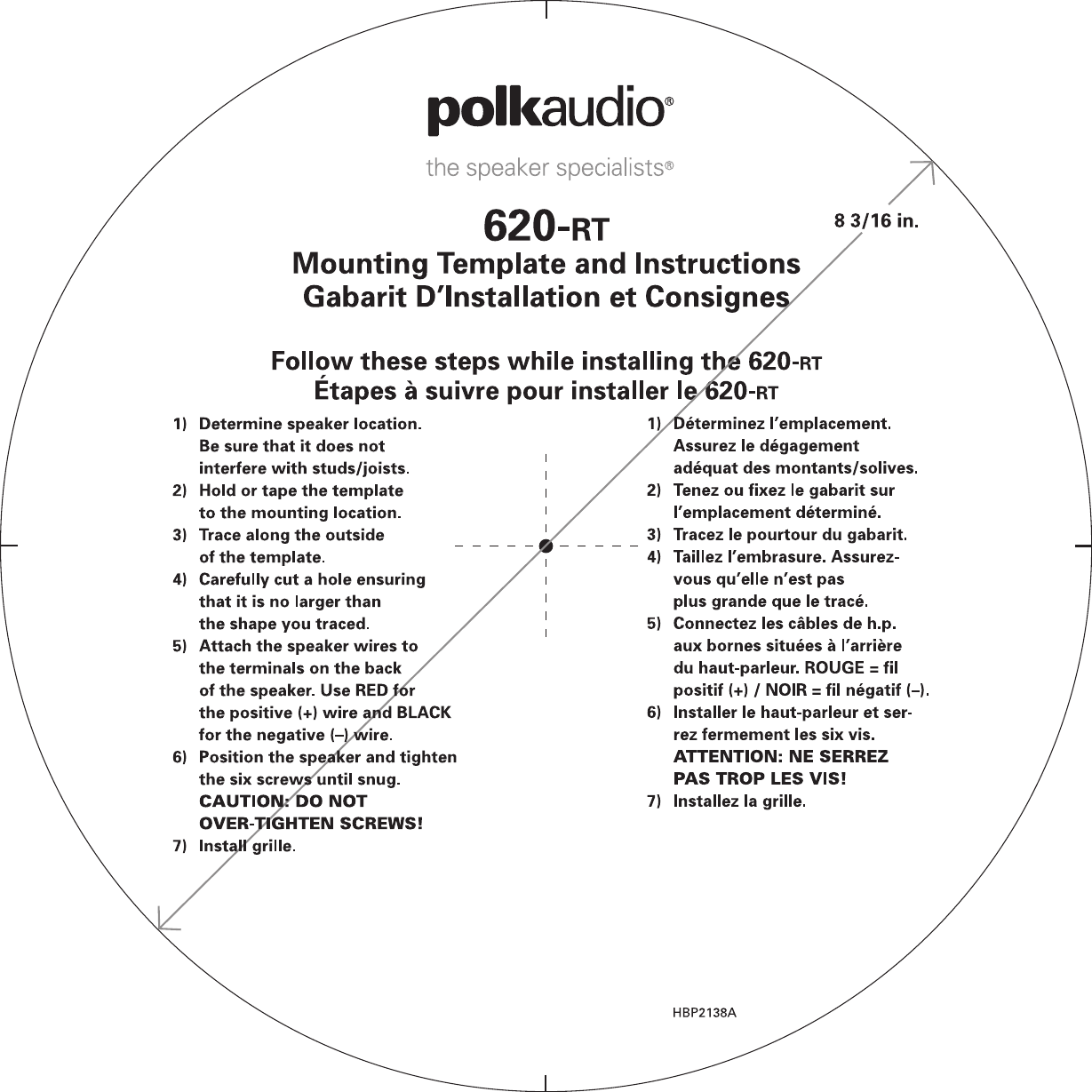Polk Audio 620 Rt Mounting s 620RT_Mounting_2138A