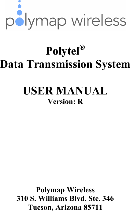 Polymap Wireless PWA0801 Bluetooth Access Point Discussion and FAQ 8 1500 R Polytel User Docs