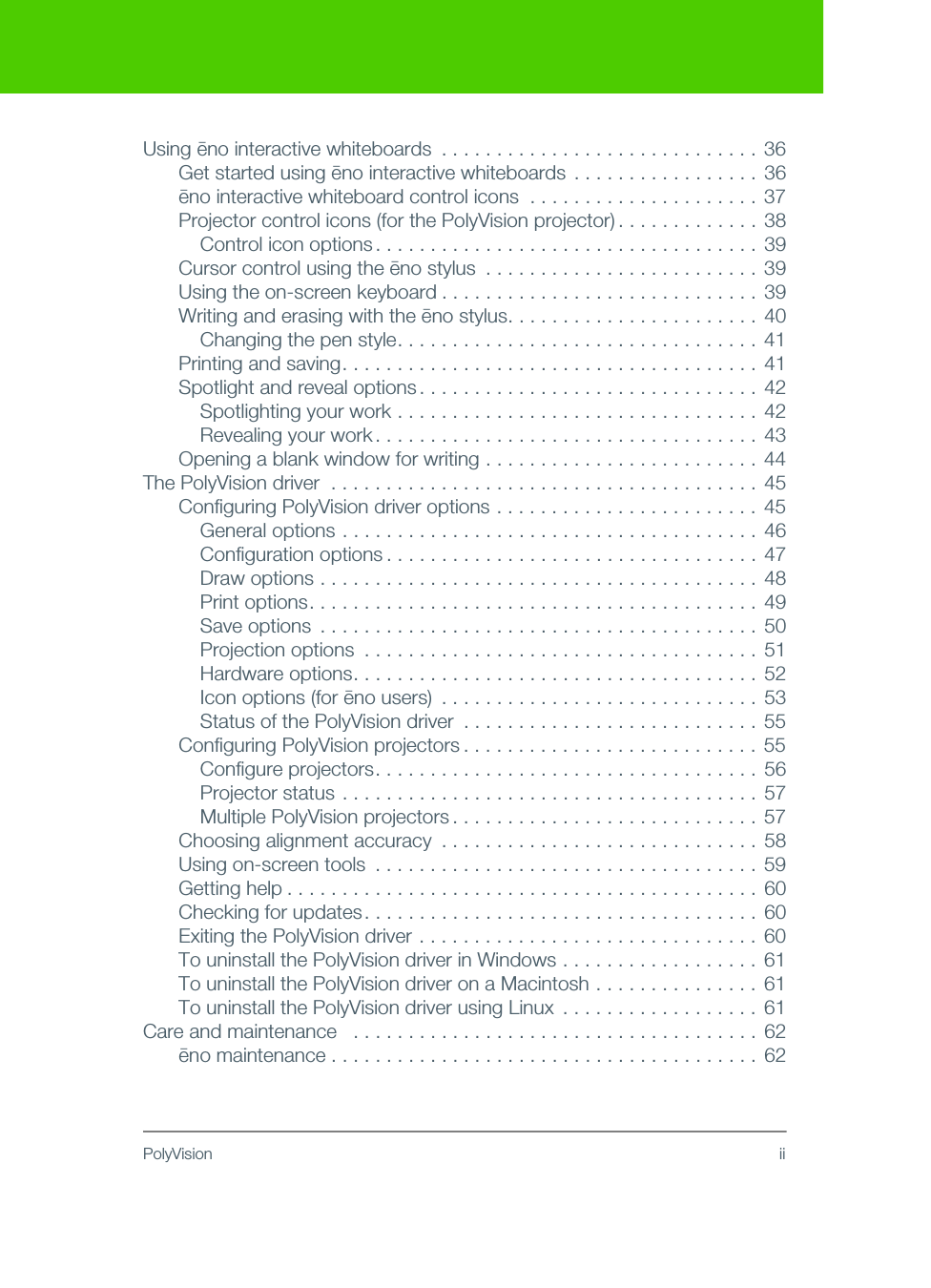 Polyvision Interactive Group POLY556 2002516-001 User Manual 1 eno