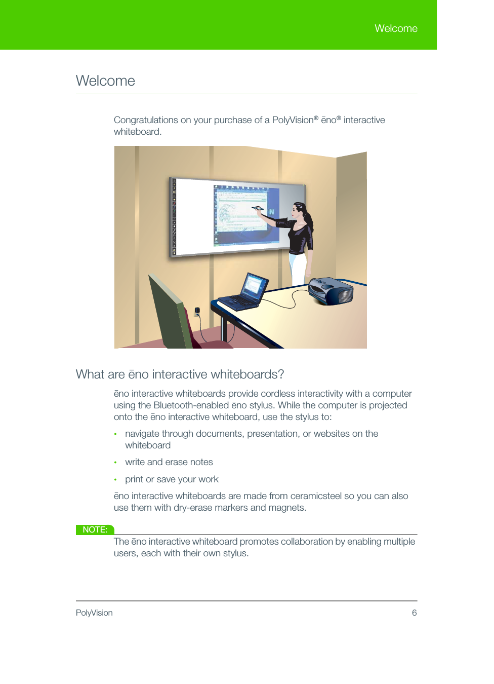 Polyvision Interactive Group POLY556 2002516-001 User Manual 1 eno