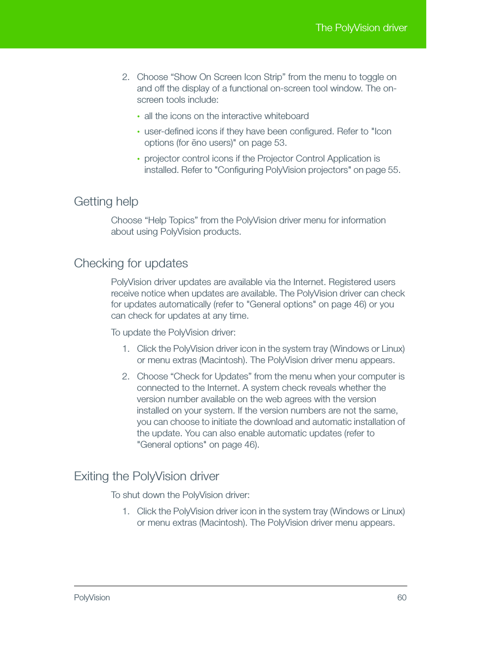 Polyvision Interactive Group POLY556 2002516-001 User Manual 1 eno