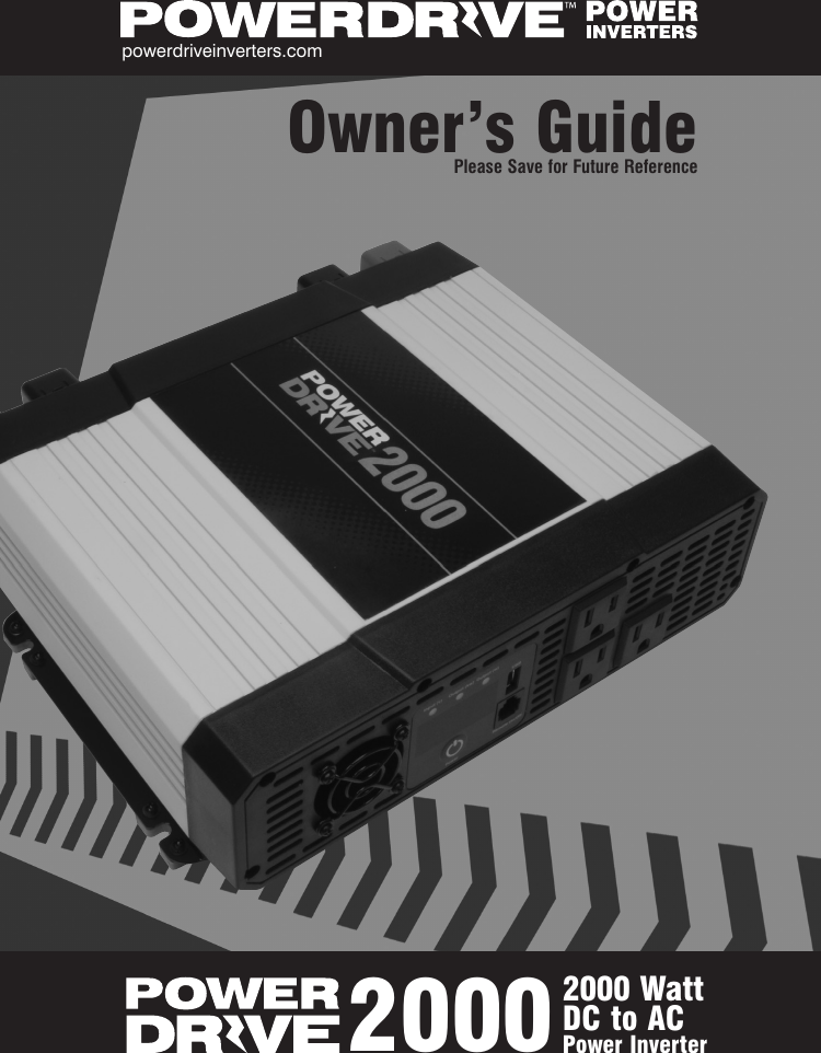 Power Drive 2000 Users Manual Print