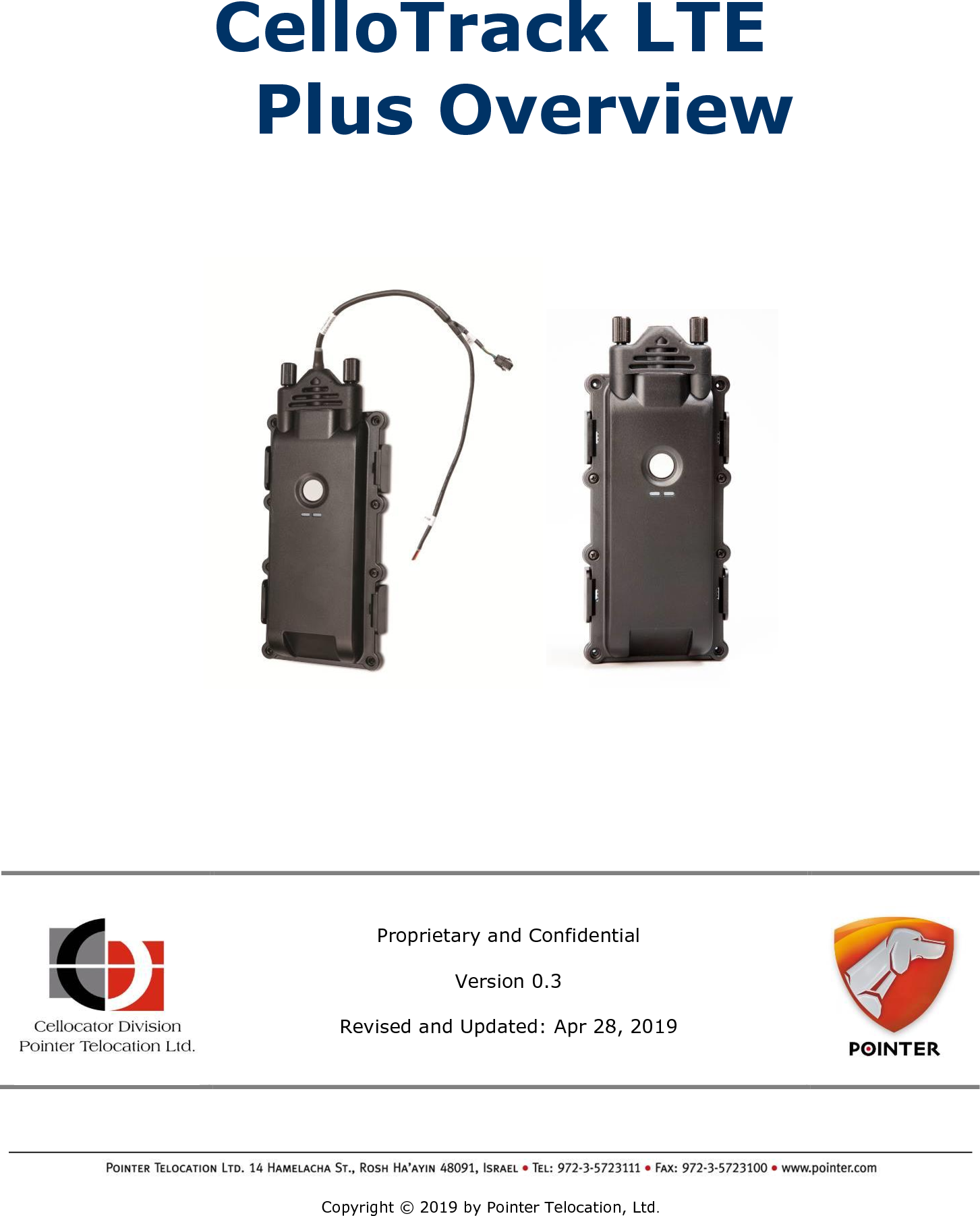 PowerFleet CTPW Asset Tracking Device, Cello Track Power XT LTE C1 NA \ GC9773013, Cellotrack XT ...