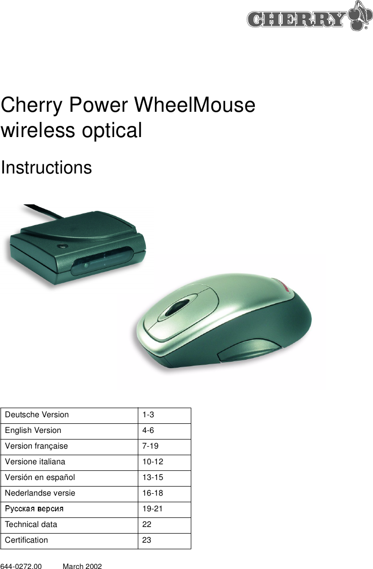 Primax Electronics M6000 Wireless Mouse User Manual BPwm