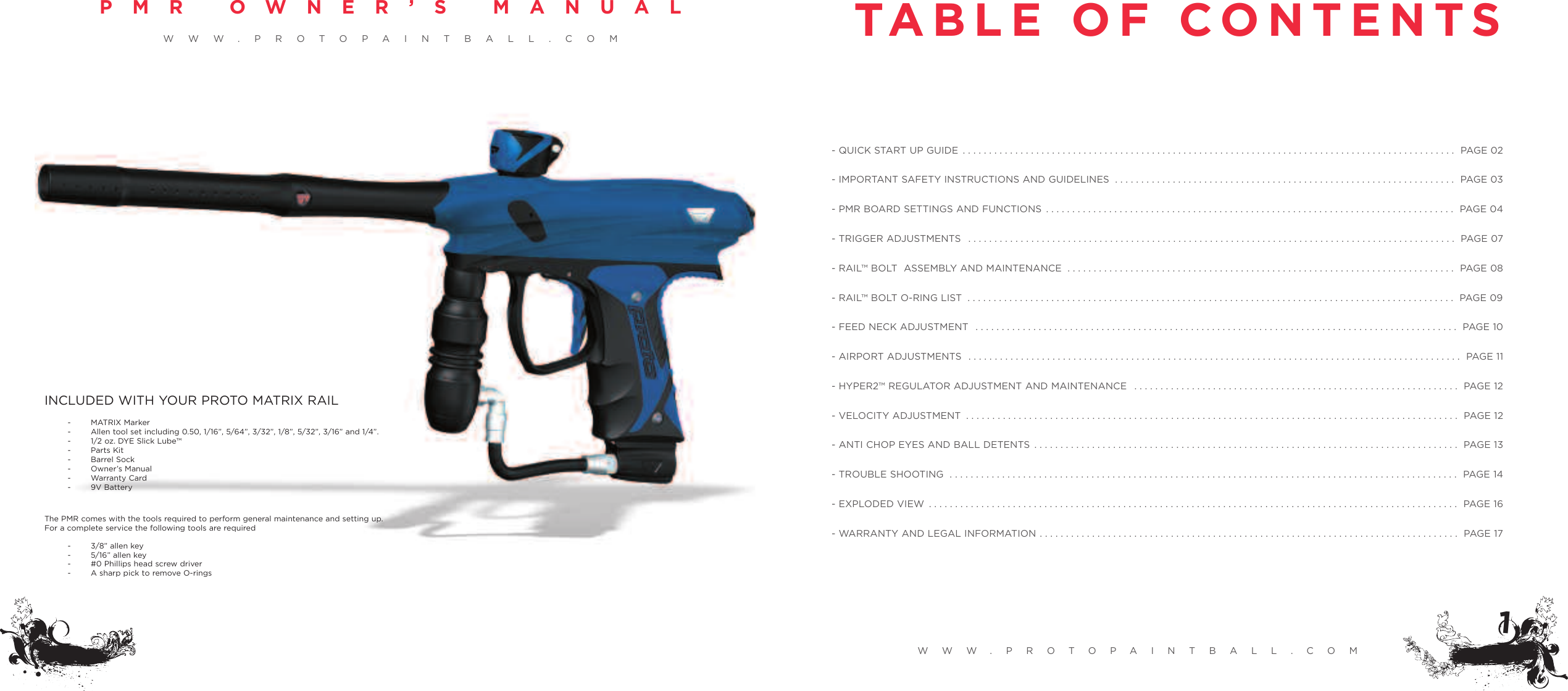 Proto Rail 2009 Users Manual PROTO™ M6