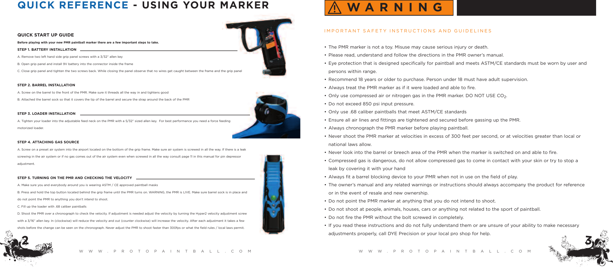 Proto Rail 2009 Users Manual PROTO™ M6
