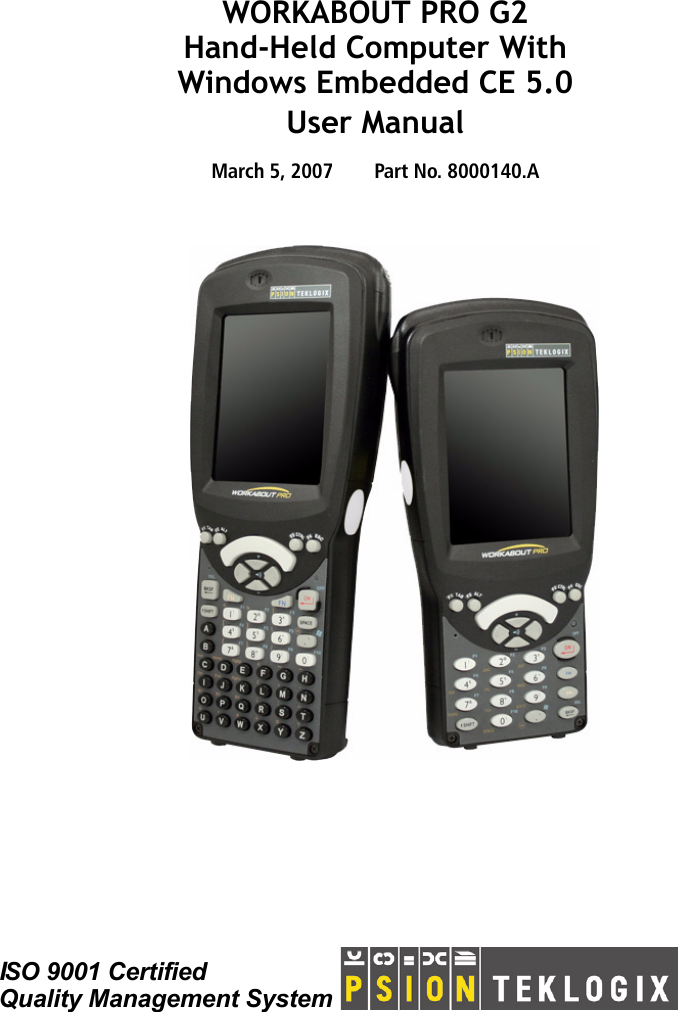 Psion 7527RA2041 802.11g Wireless LAN CF Card User Manual 7535 G2 Hand ...