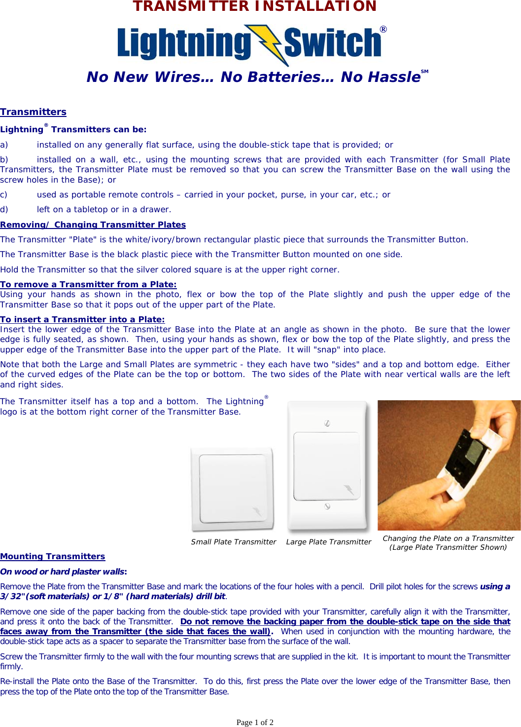 PulseSwitch Systems TS2 Lightning Switch Standard Range Transmitter ...