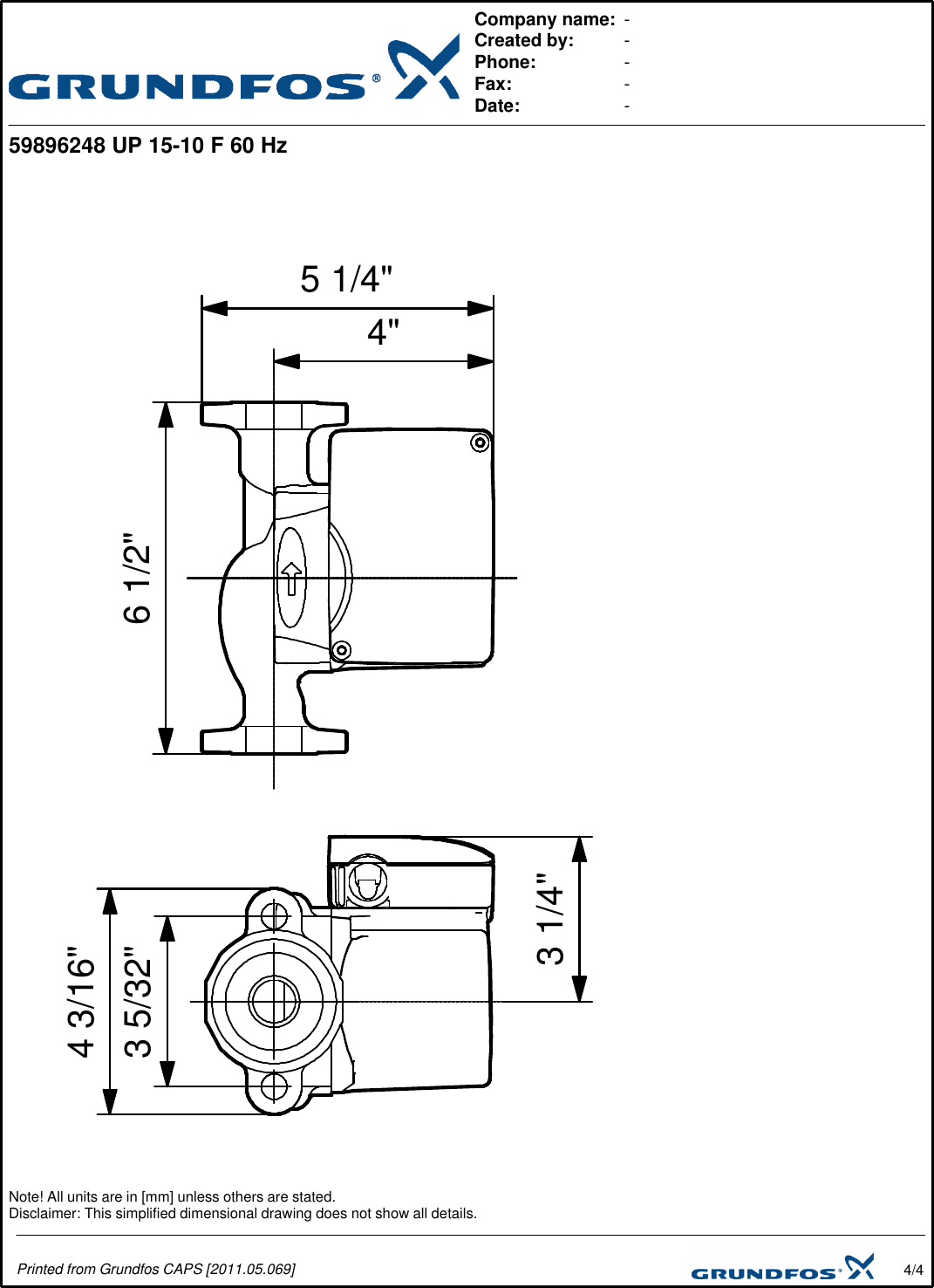 17580 1 Grundfos 59896248 Submittal Print/Preview User Manual