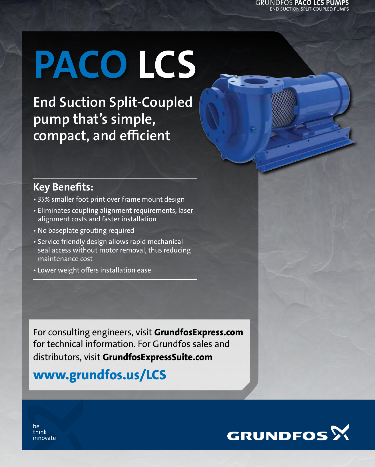 536915 1 Paco Lcs Series End Suction Pump Brochure User Manual