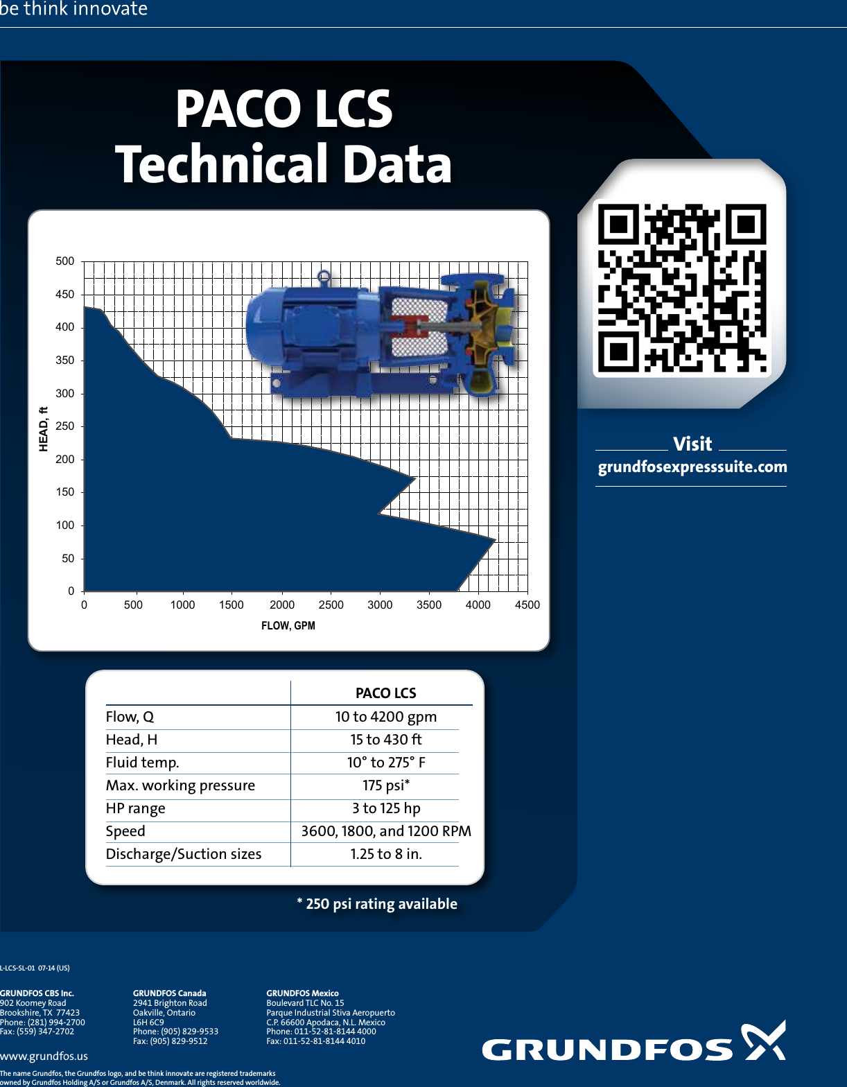 536915 1 Paco Lcs Series End Suction Pump Brochure User Manual