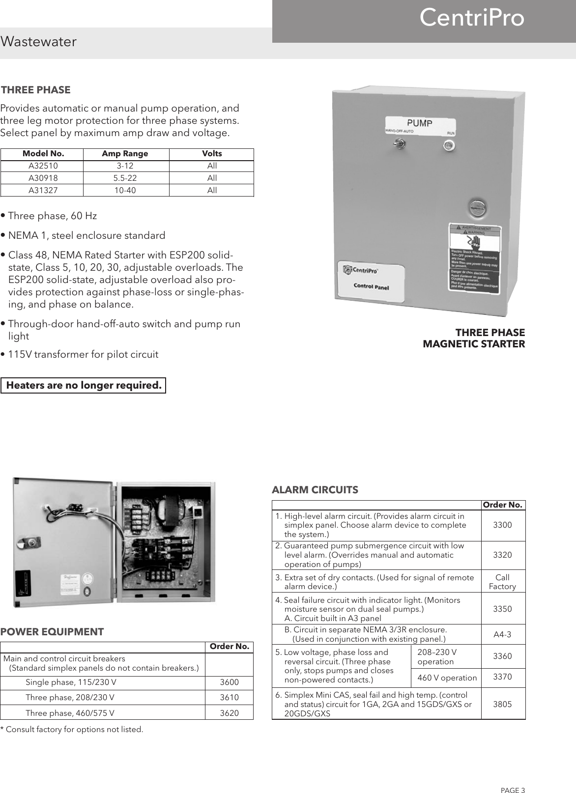538638 1 Centri Pro A3 Simplex Wastewater Controls Brochure
