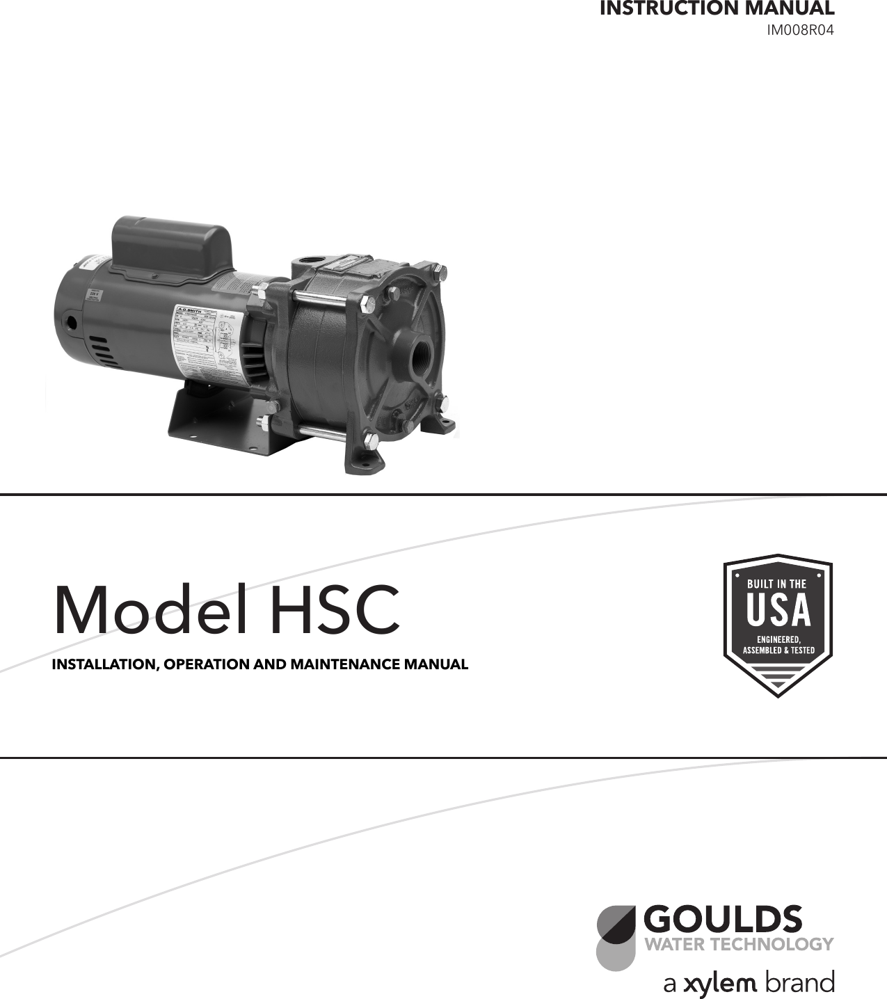 540180 2 Goulds HSC Series Manual