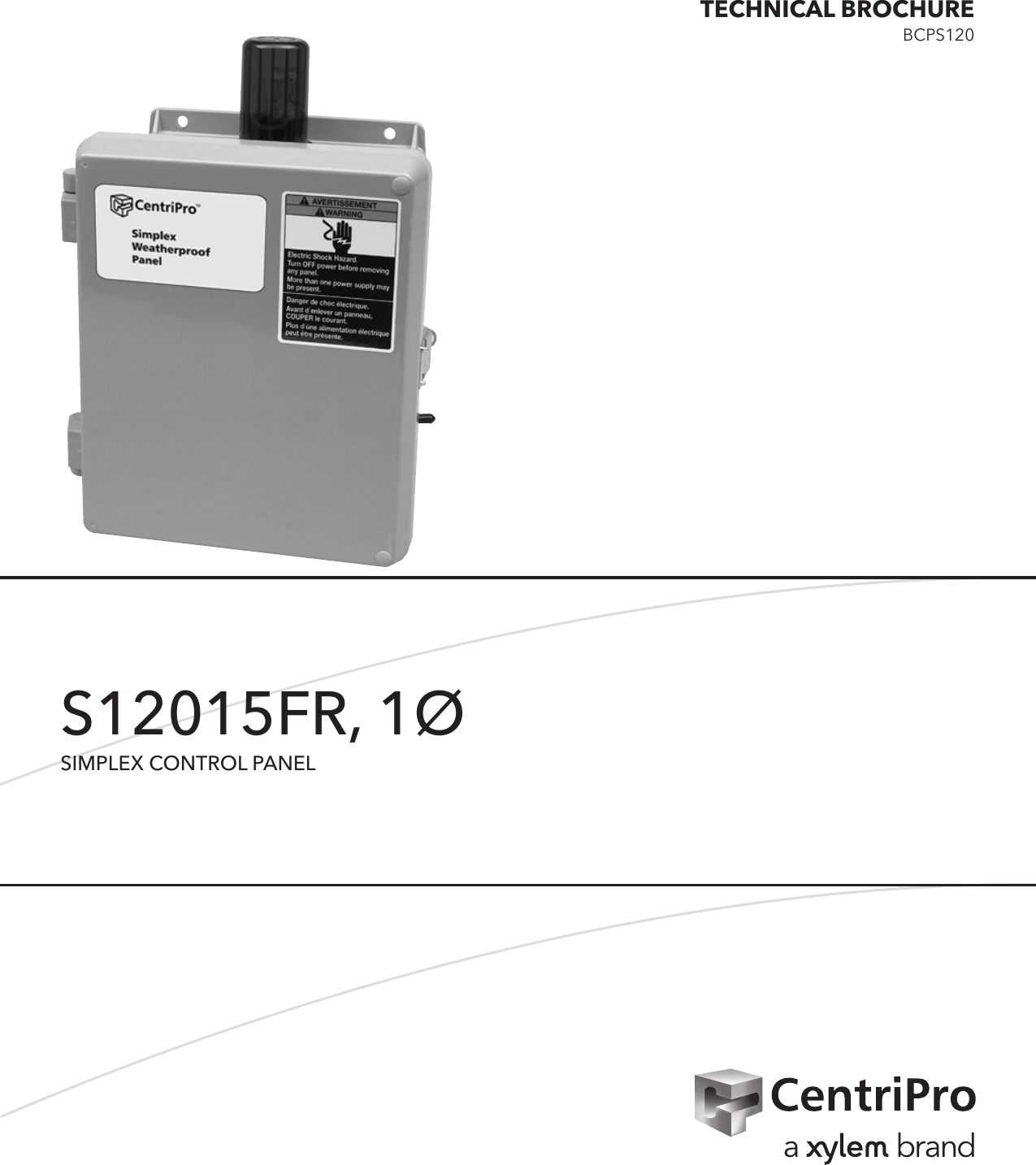 540195 2 Centripro SES S12015FR Simplex Control Panel Technical Brochure