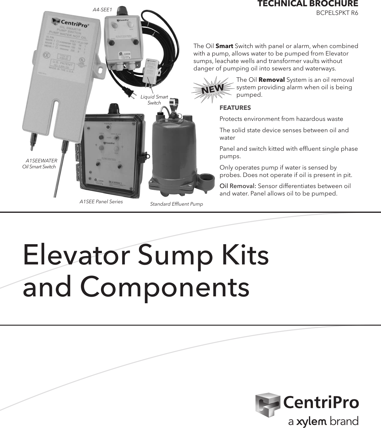 544542 1 Goulds Centripro Elevator Sump Kits & Components Specifications