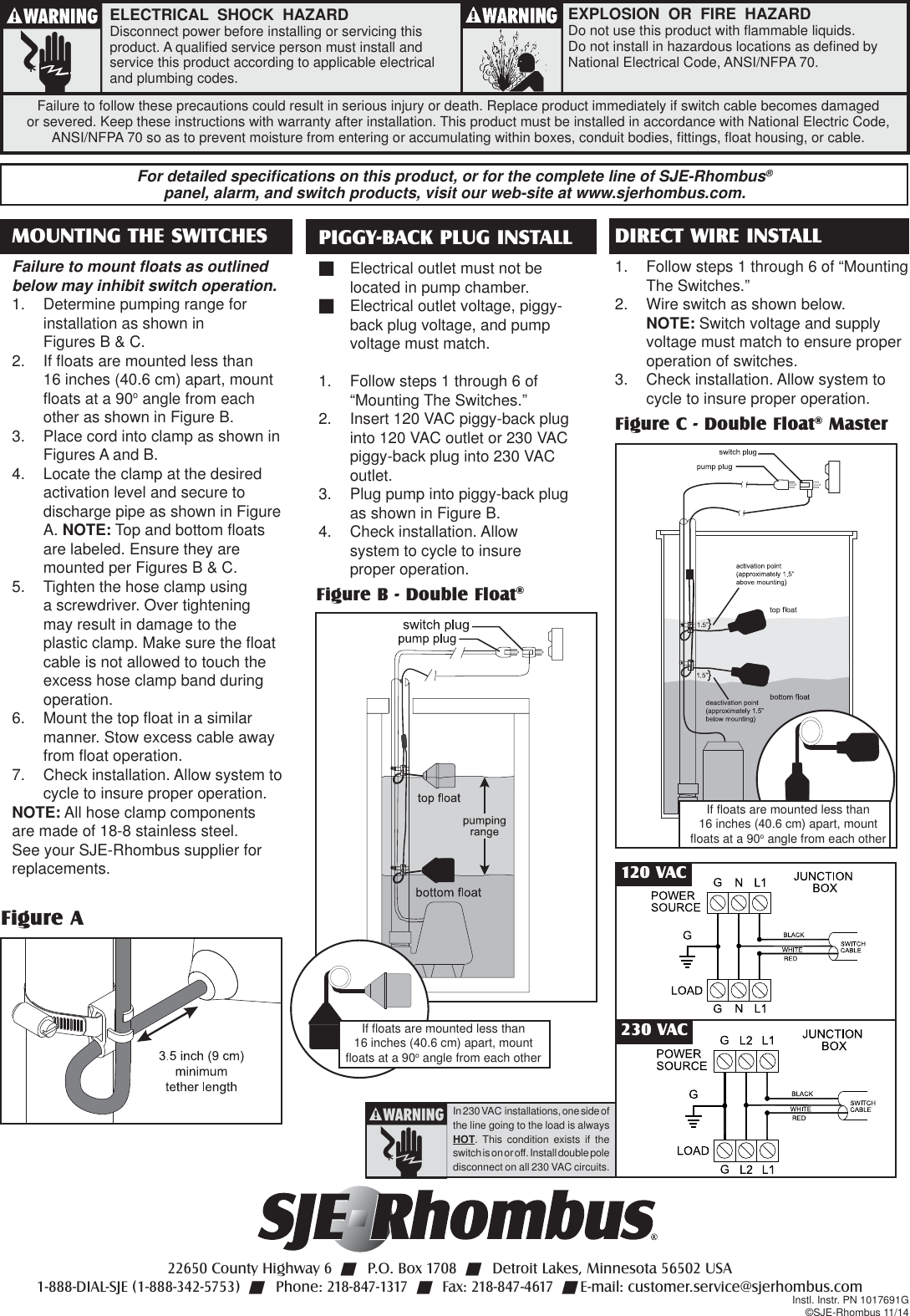 1017691G DF&DFM8.5x11 548802 3 SJE Rhombus Double Float Master ...