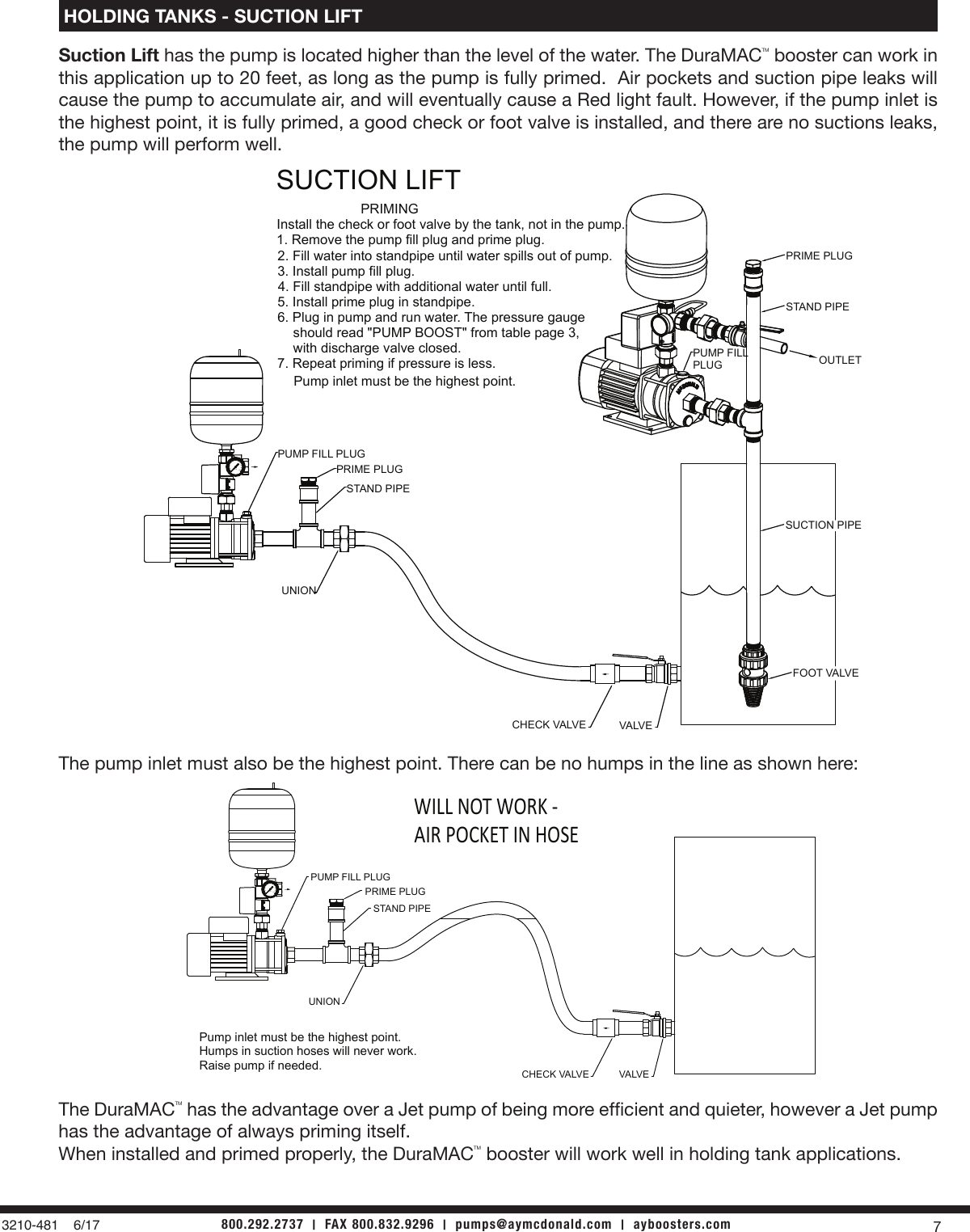 550858 2 A.Y. Mc Donald Light Commercial Booster System Installation ...