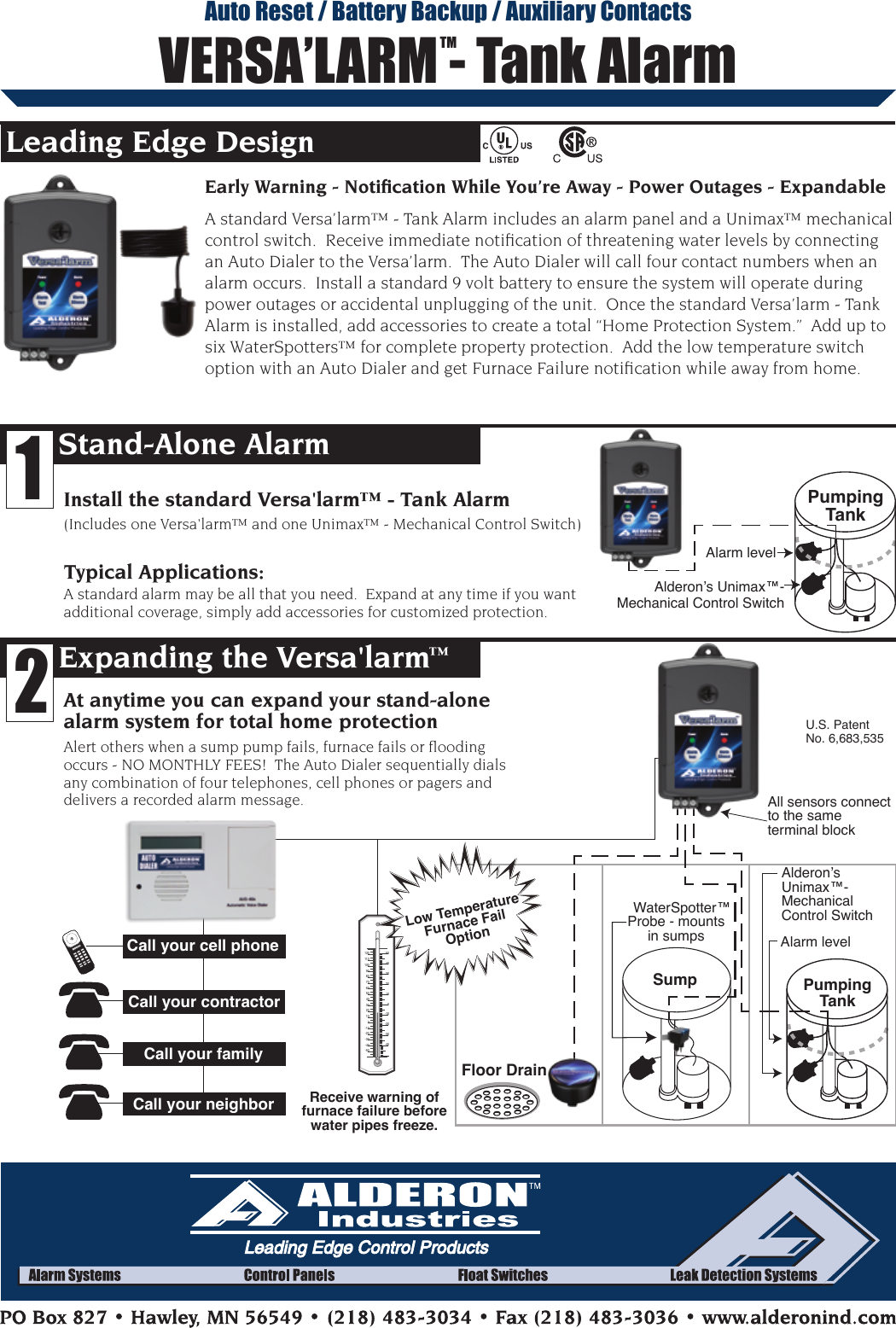 CS1001A_Versalarm_Tank Alarm__Web 552761 1 Alderon Versalarm Tank Alarm ...