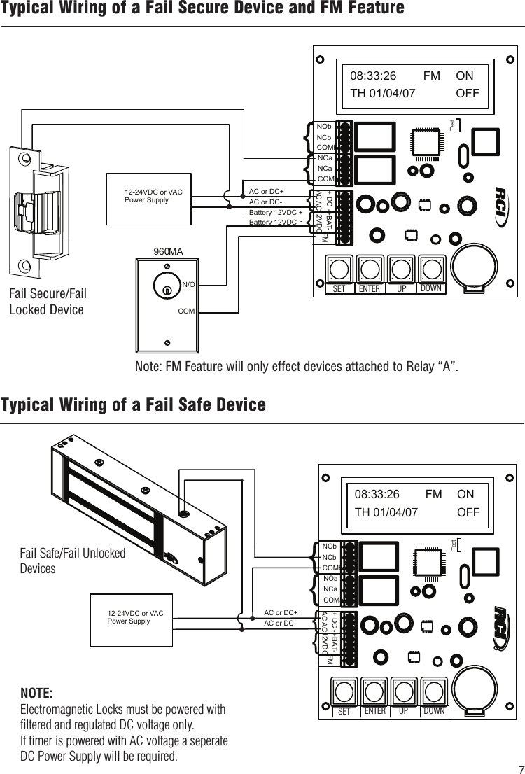 RCI TD365 365 Day Timer Installation Instructions Istd365 R0716 1