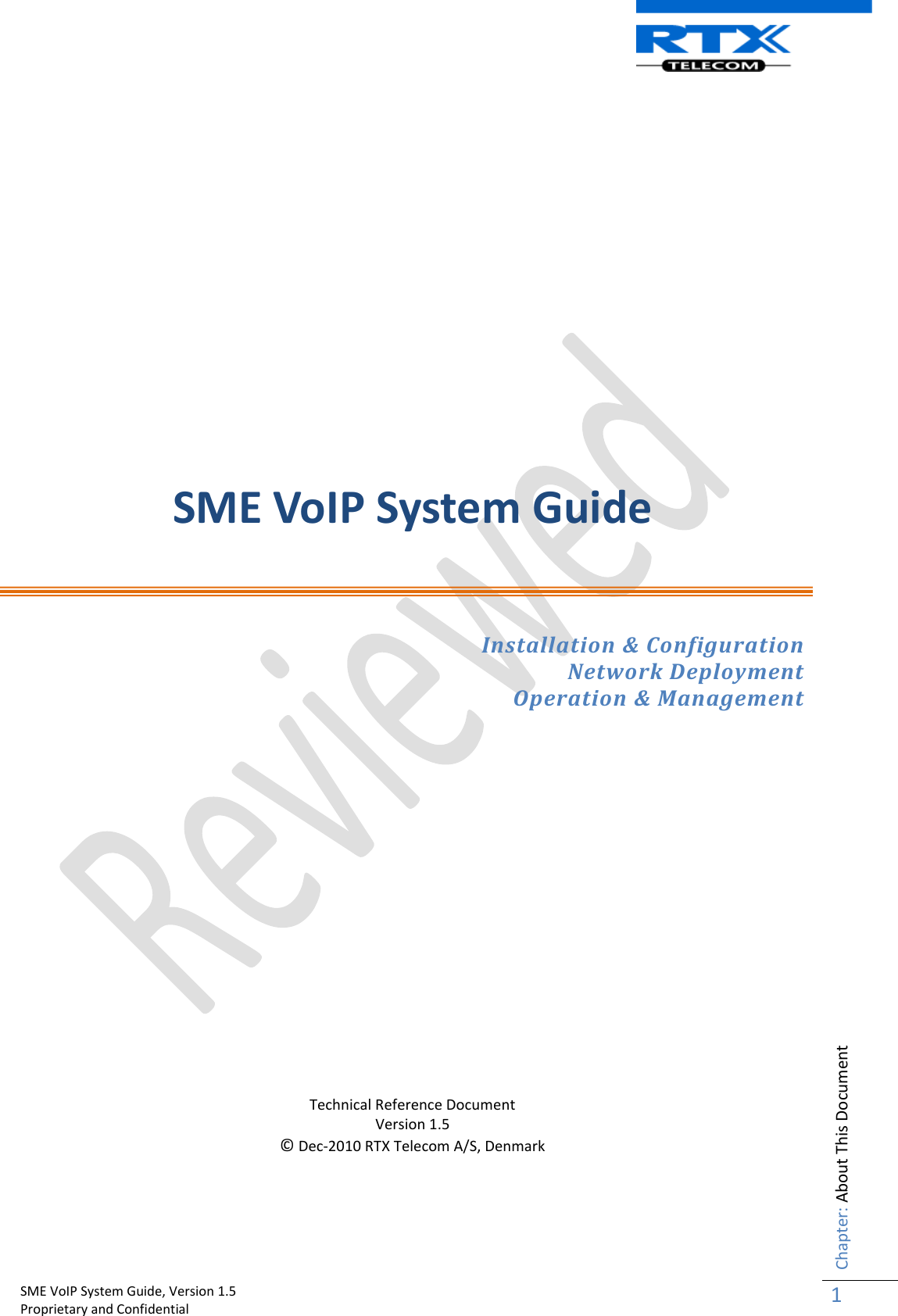 RTX X8660 DECT 6.0 Base Station User Manual