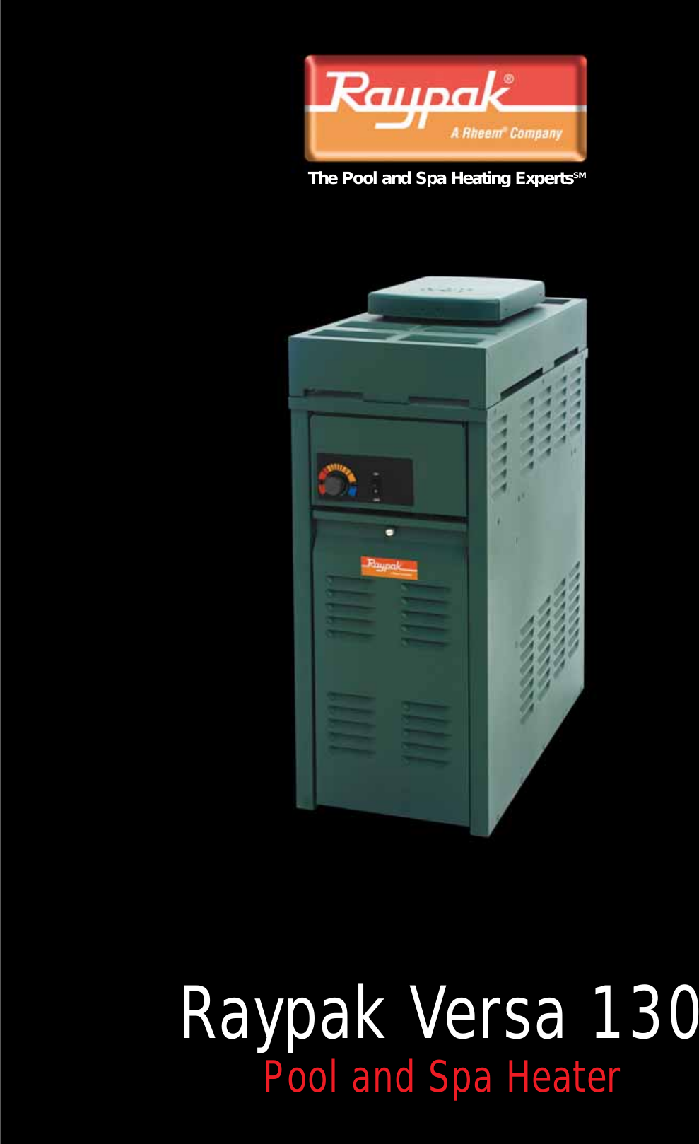 Raypak 130 Users Manual