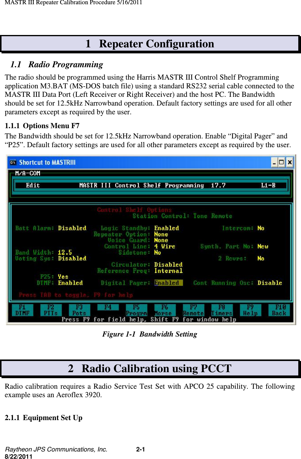 Raytheon IDS M3-UHF-450 100W UHF BASE STATION User Manual