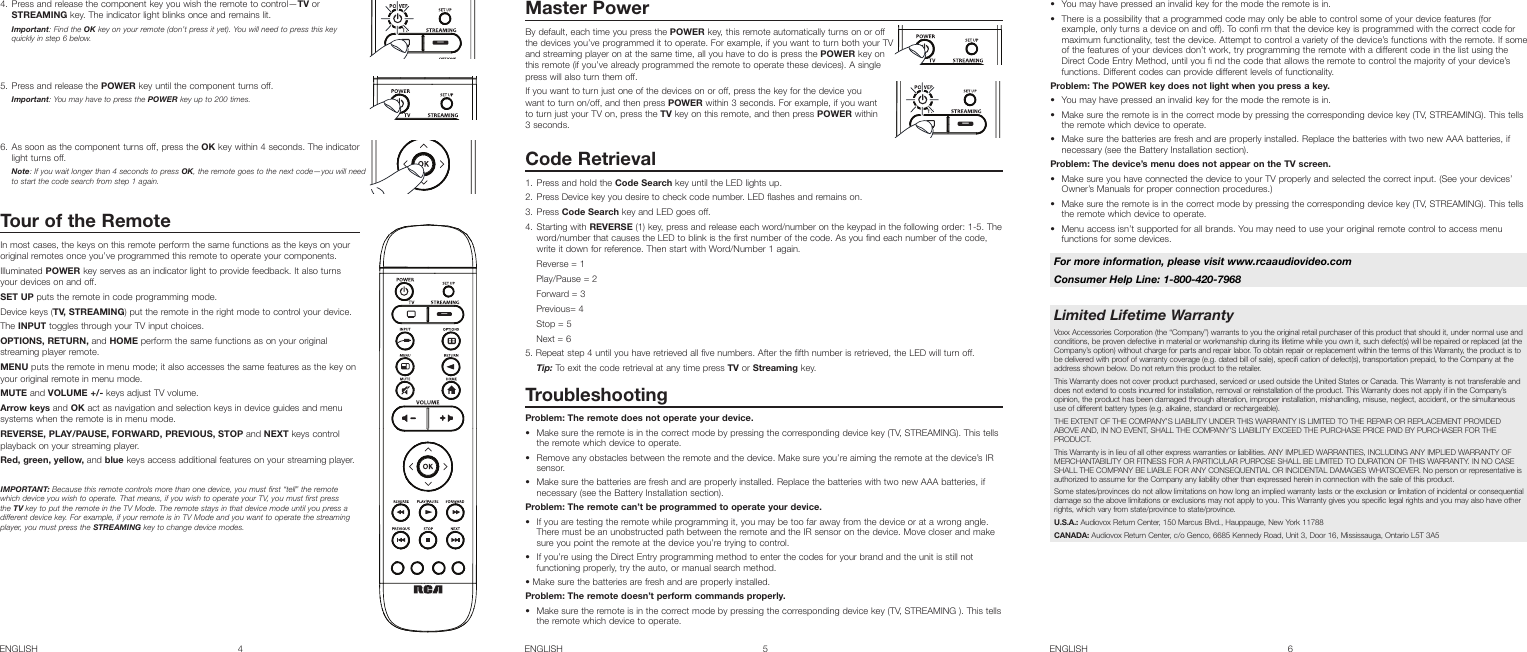Rca Rcrst02Gr Users Manual RCRST02GR_NA_IB_00_2013_02_25