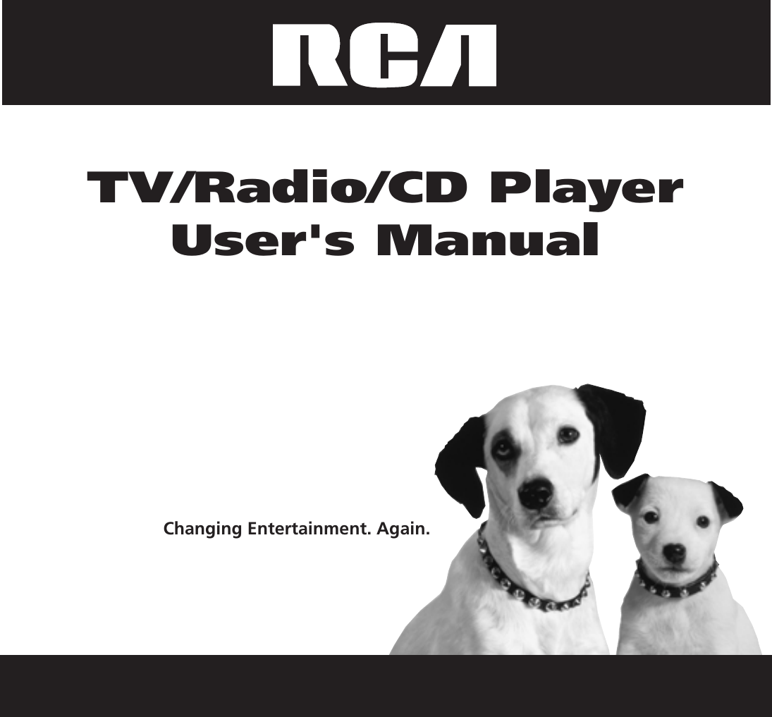 Rca Tv Radio Cd Player Users Manual TV/Radio/CD