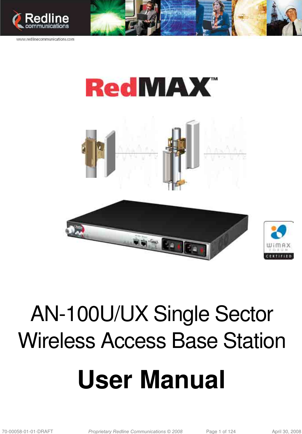 Redline Communications AN100UXA OFDM broadband wireless transceiver ...