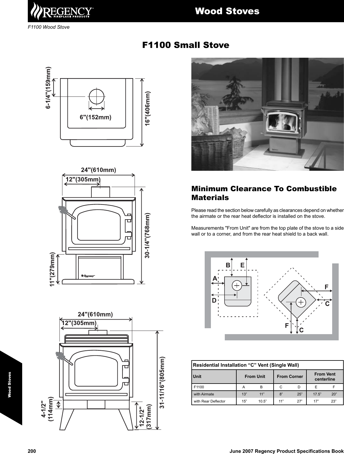 Regency F1100 Users Manual 2007 Spec Book (01 06 2007)