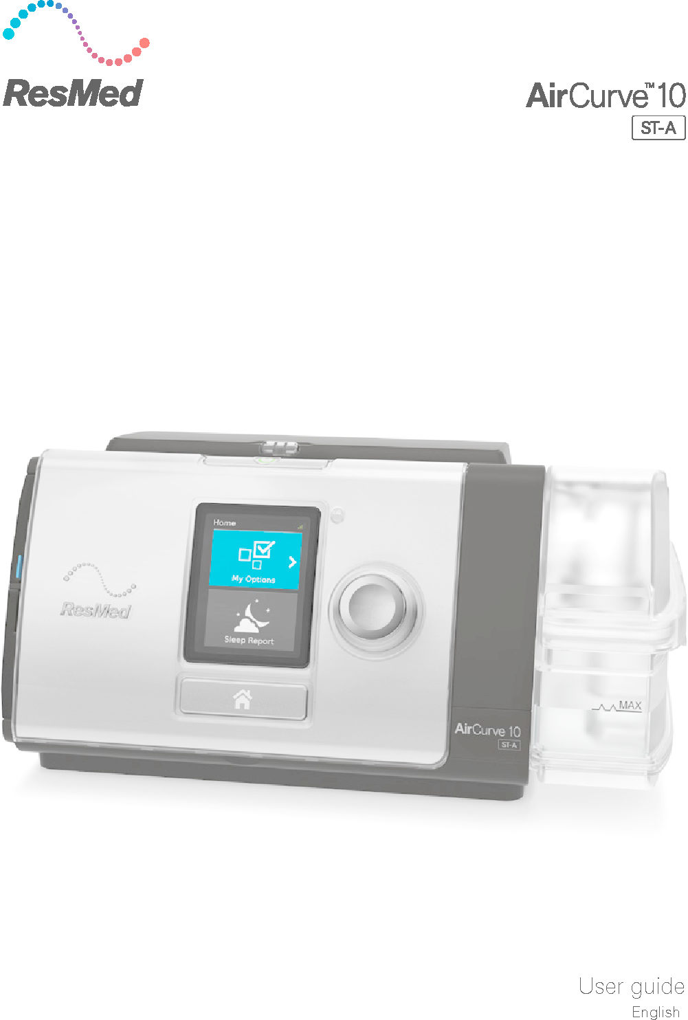 ResMed AIR104G Continuous Positive Airway Pressure Device User Manual Rev1