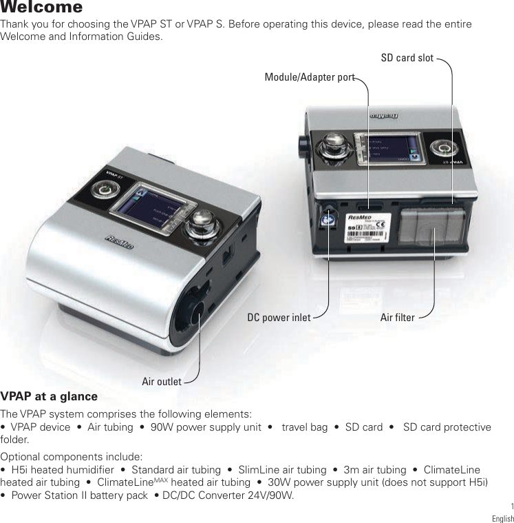 ResMed S9 VPAP S User Manual To The F7195f3b ce30 45f8 a107 ba7ff34aab7d