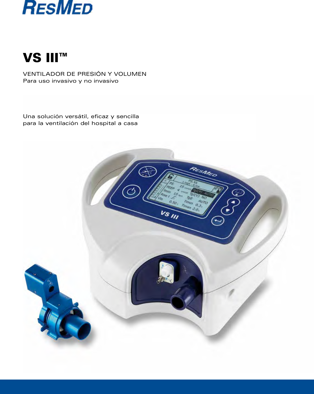 Resmed Ventilador De Presin Y Volumen Vs Iii Users Manual