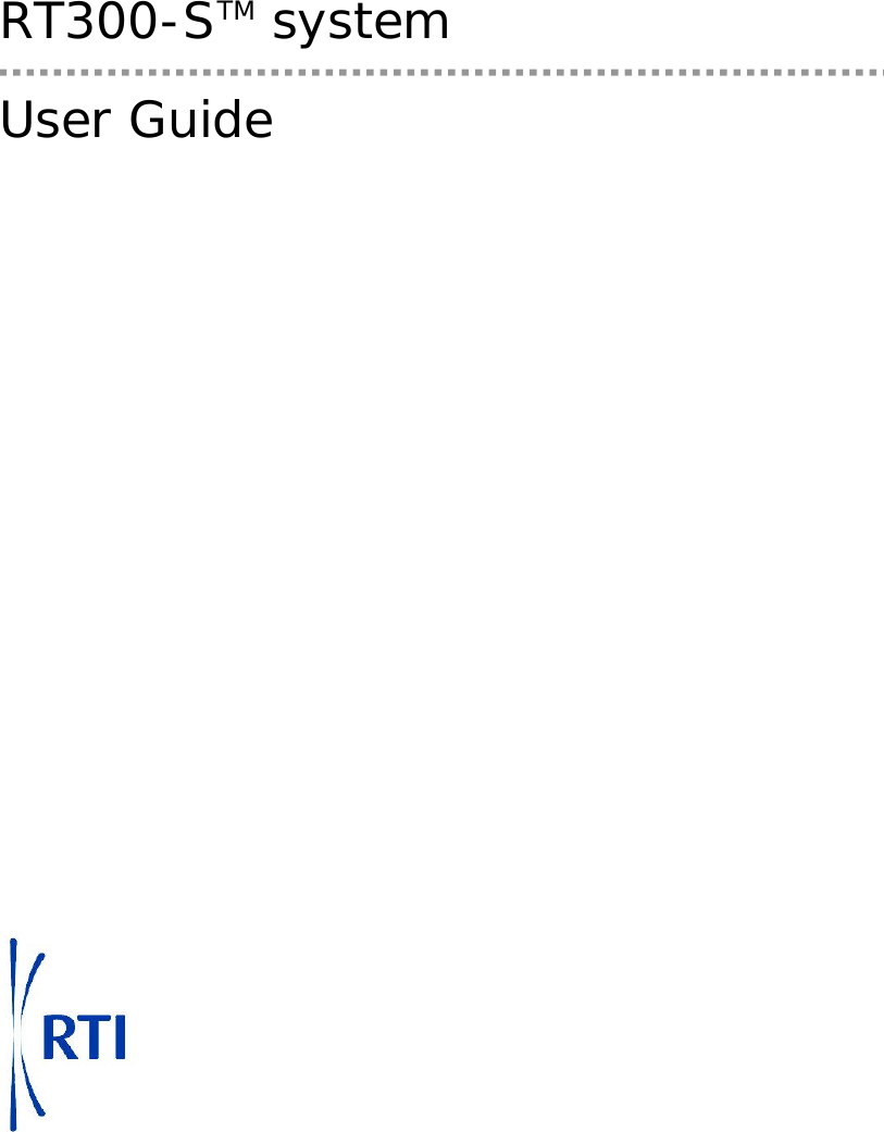 Restorative Therapies RT300-S Custom Controller w/Ipaq hx2100 PDA ...