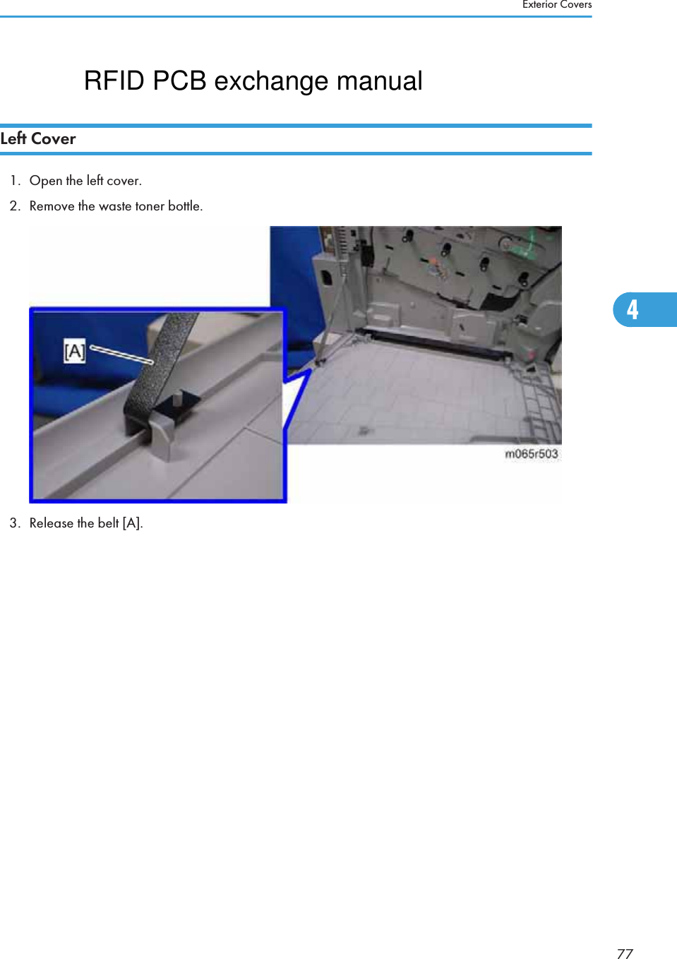 Ricoh RFSPL01 RFID module User Manual Installation Manual