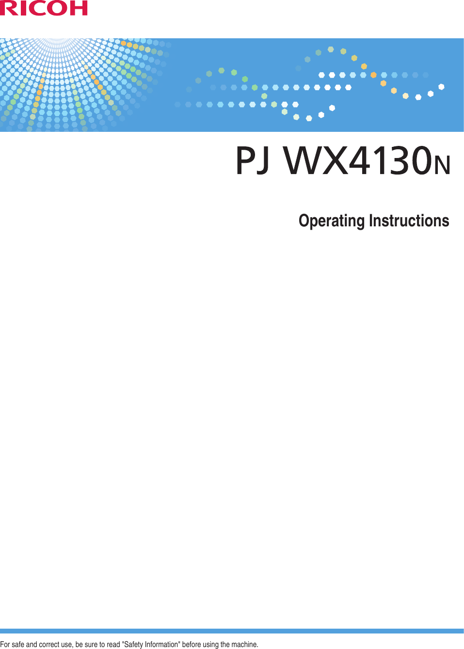 Operating Instructions - Firmware Download Center - Ricoh