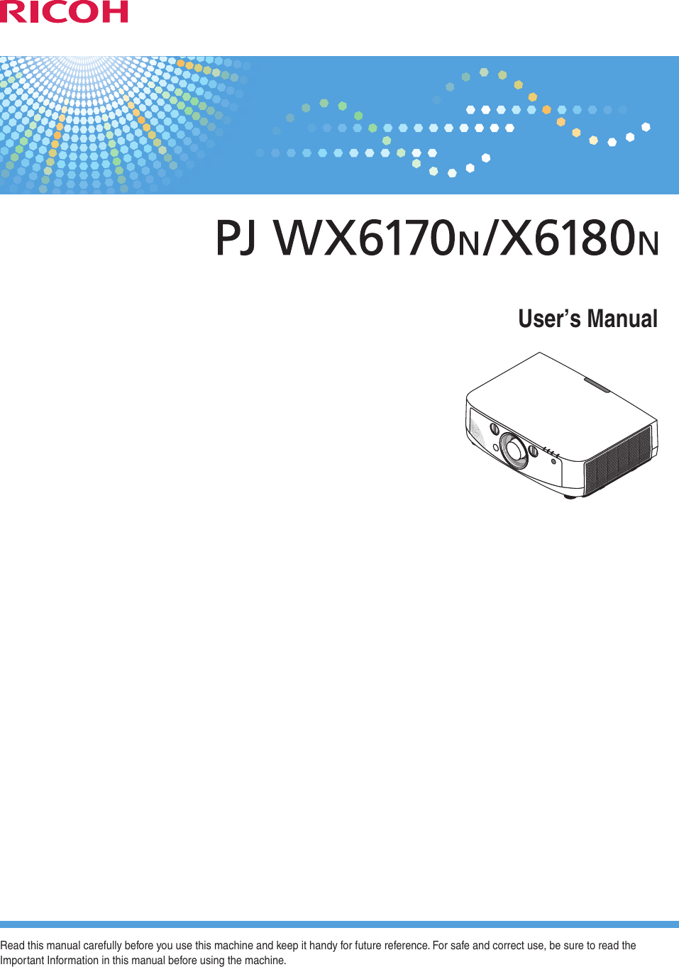 Ricoh Pj X6180N Owner S Manual