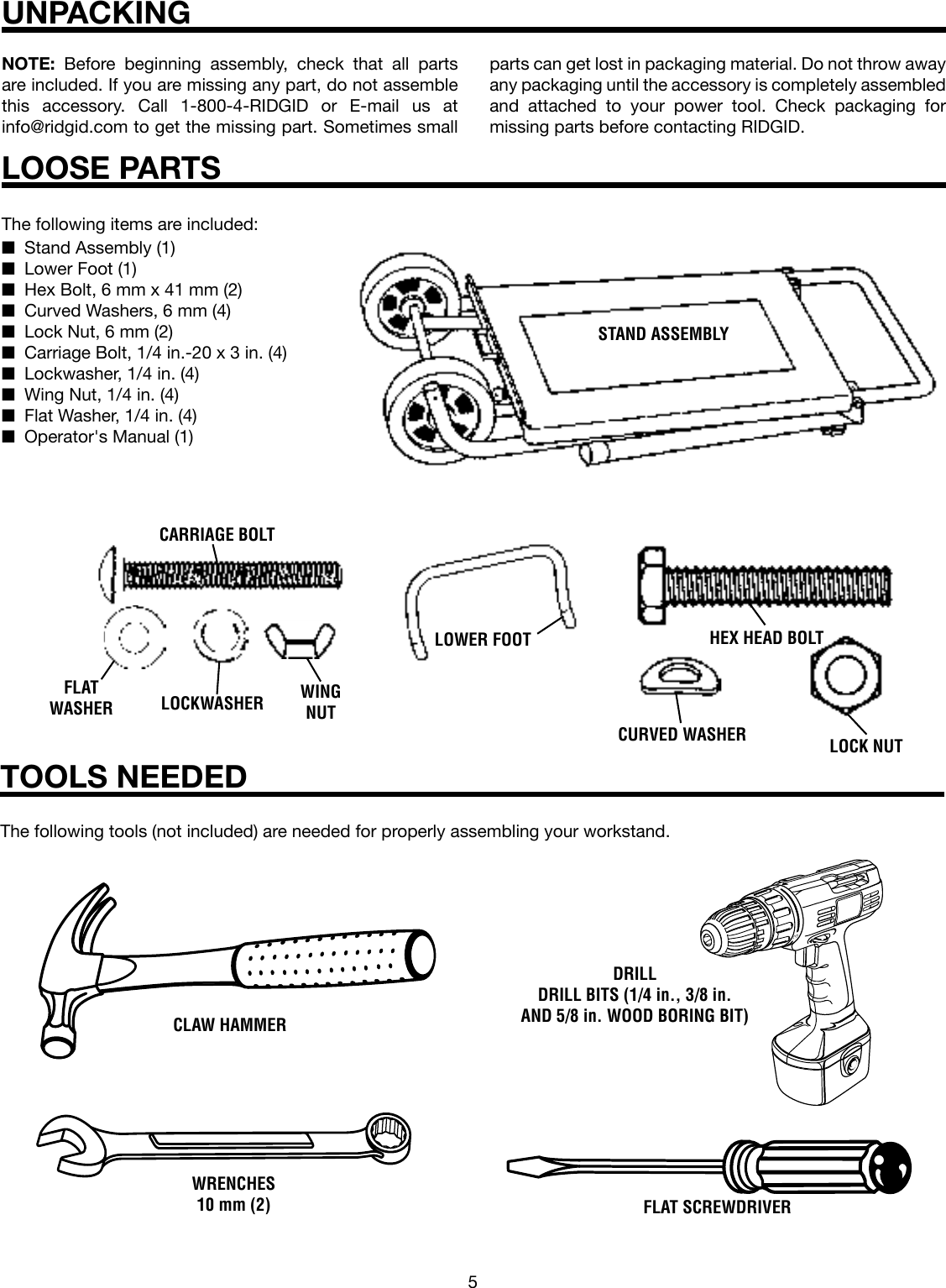 Ridgid Ac9930 Users Manual